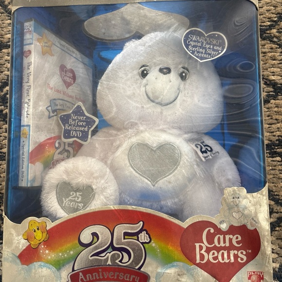Care Bears | Toys | Care Bears 25th Anniversary Plush With Dvd | Poshmark